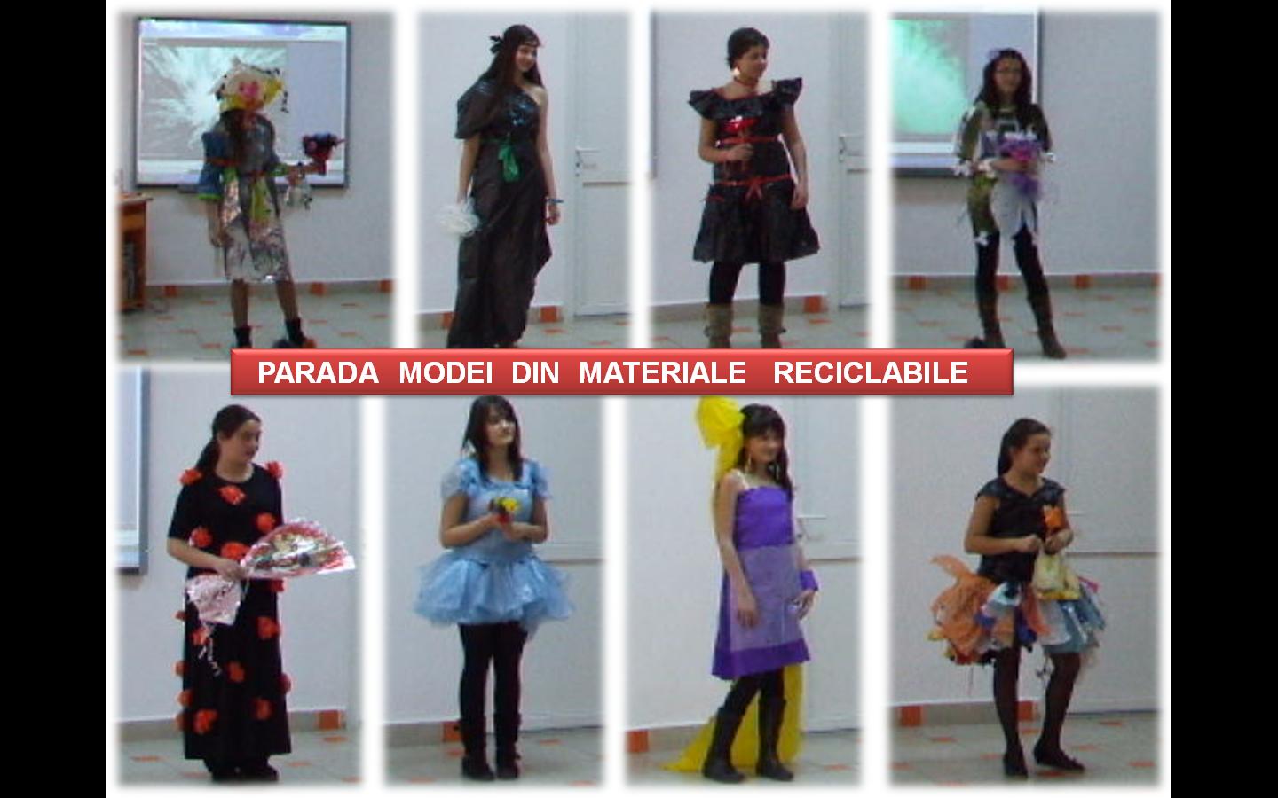 Parada modei din materiale reciclabile | Colegiul National "Nicolae Iorga"